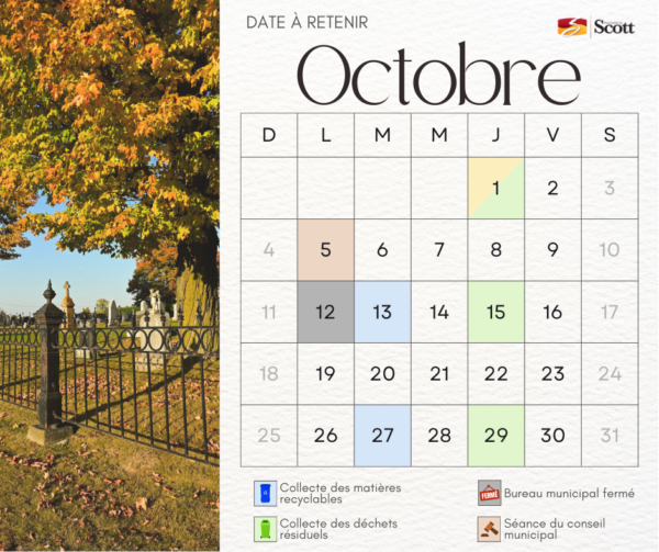 10-Octobre - Municipalité de Scott